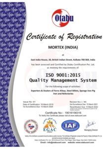 Quality - Mortex India